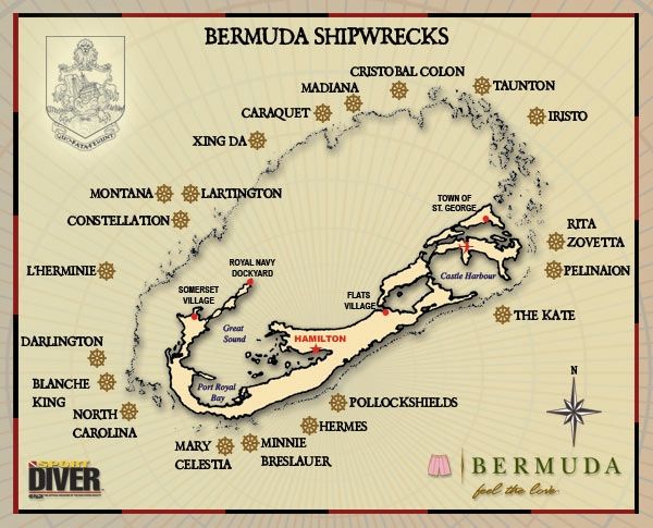 10 Deep Dives Into Bermuda’s Most Haunted Shipwrecks