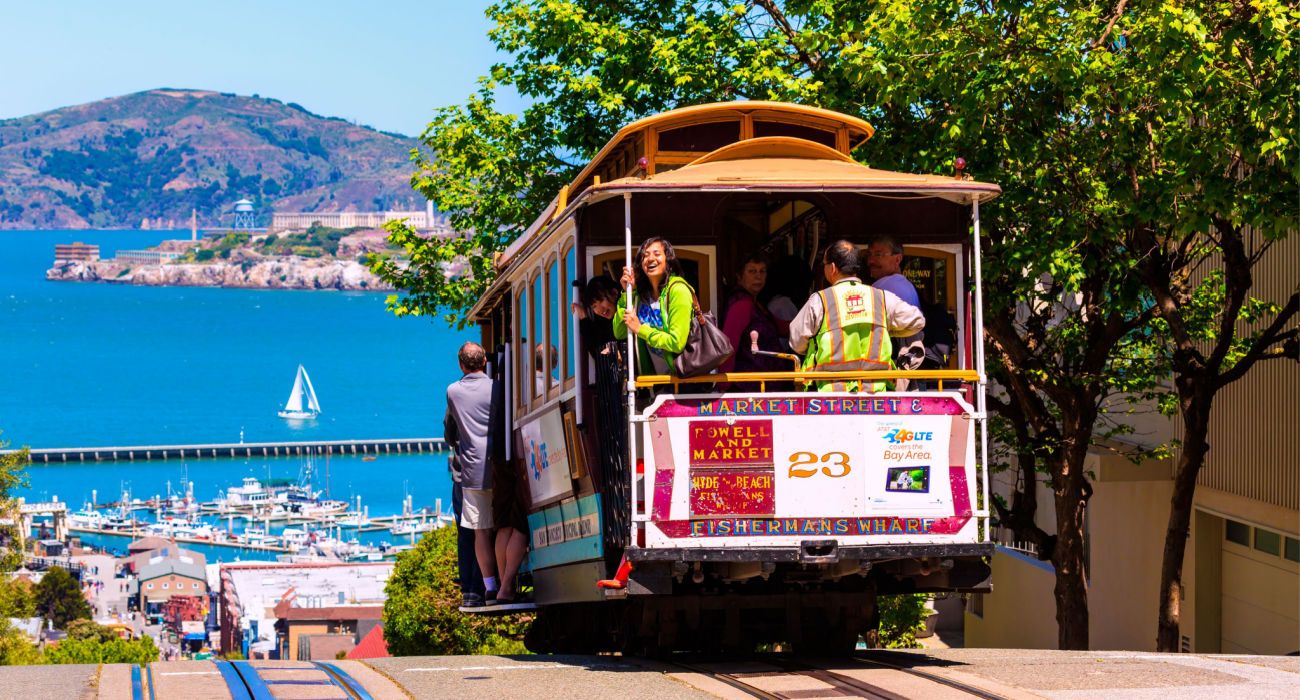 San Francisco Cable Car System San Francisco Cable Car Map, 1892