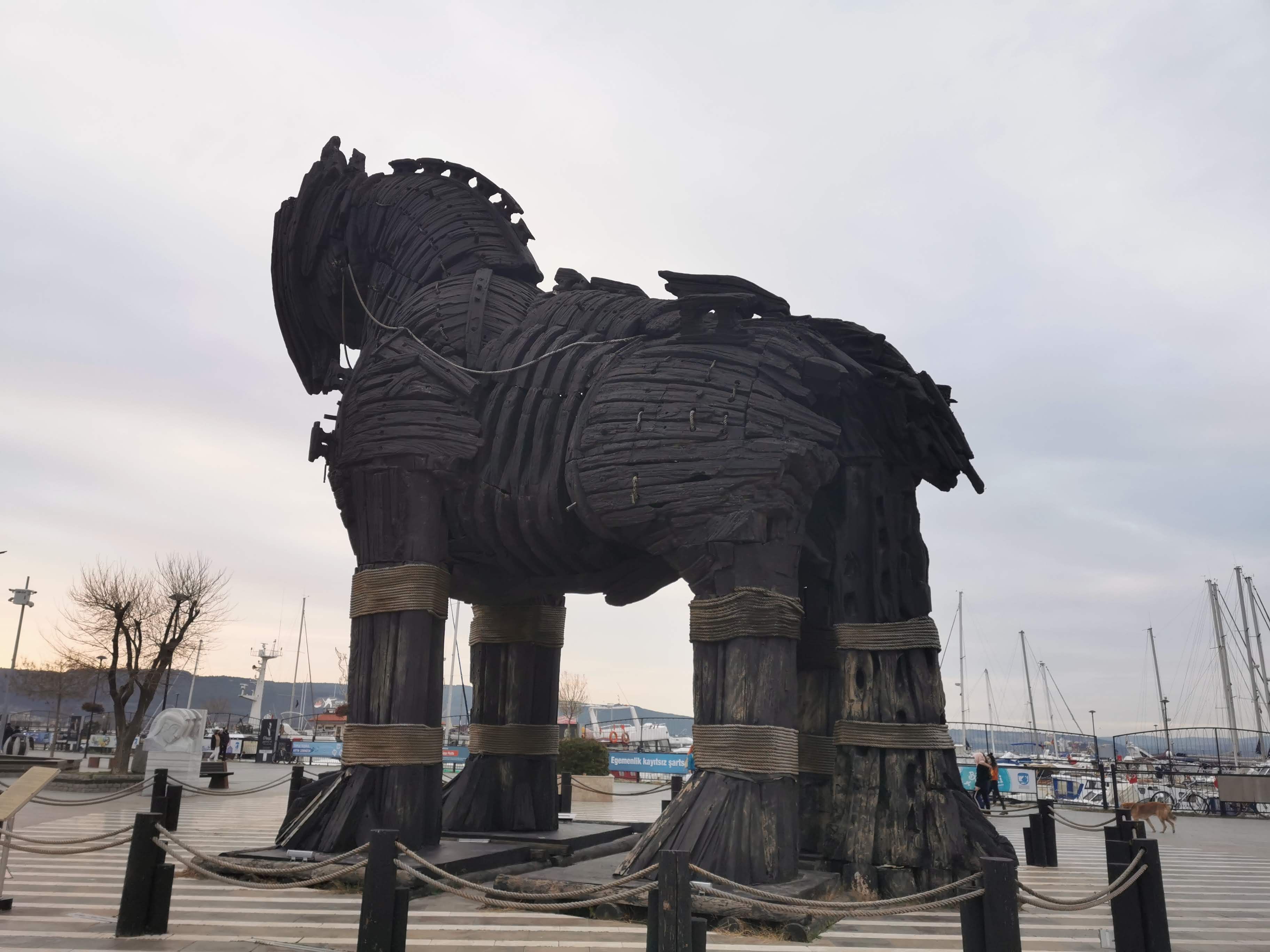 See The Trojan Horse From 2004's 'Troy' Near The Archeological Site Of ...