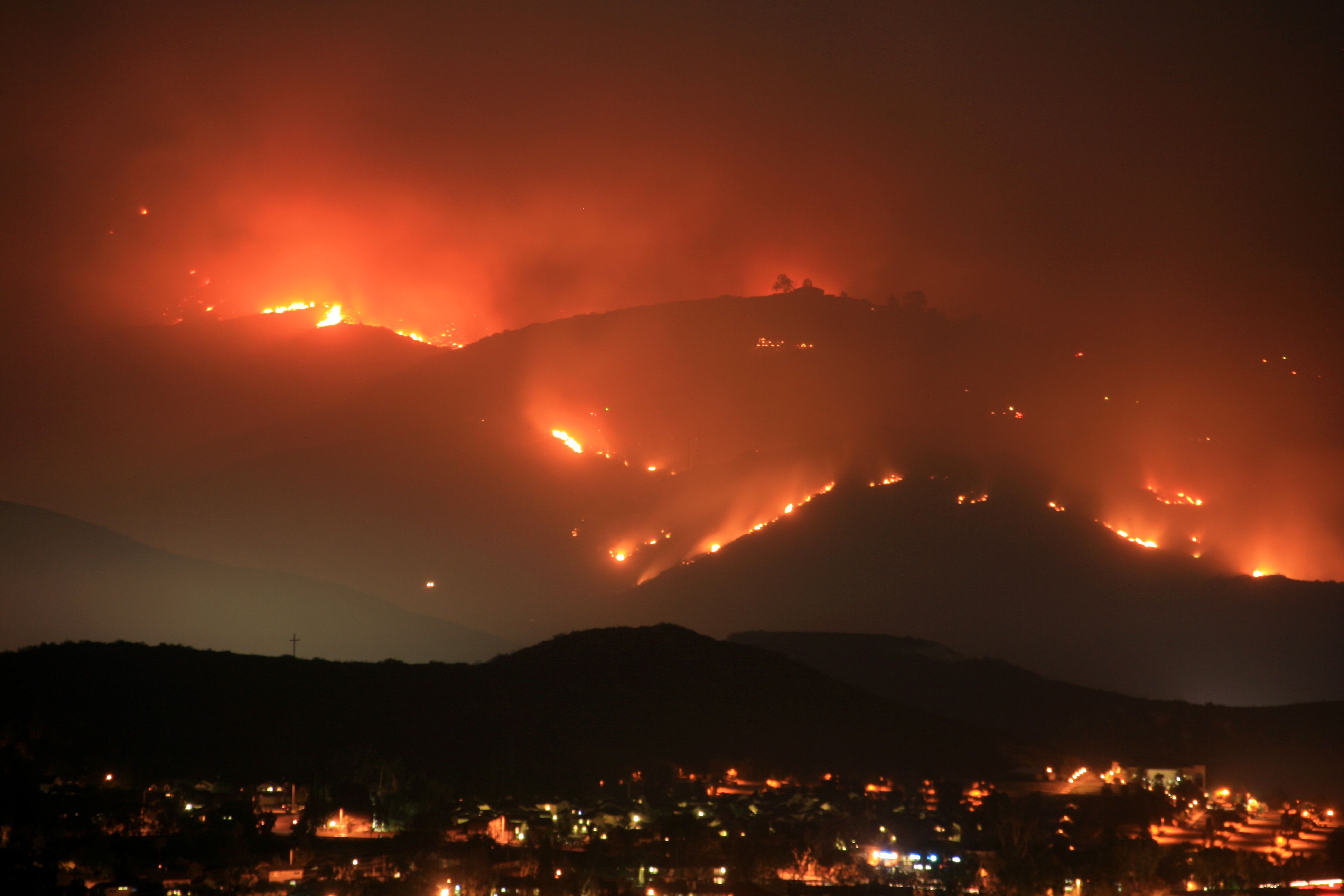 Major Wildfire Risk in California as Santa Ana Winds Arrive Unleashing ...