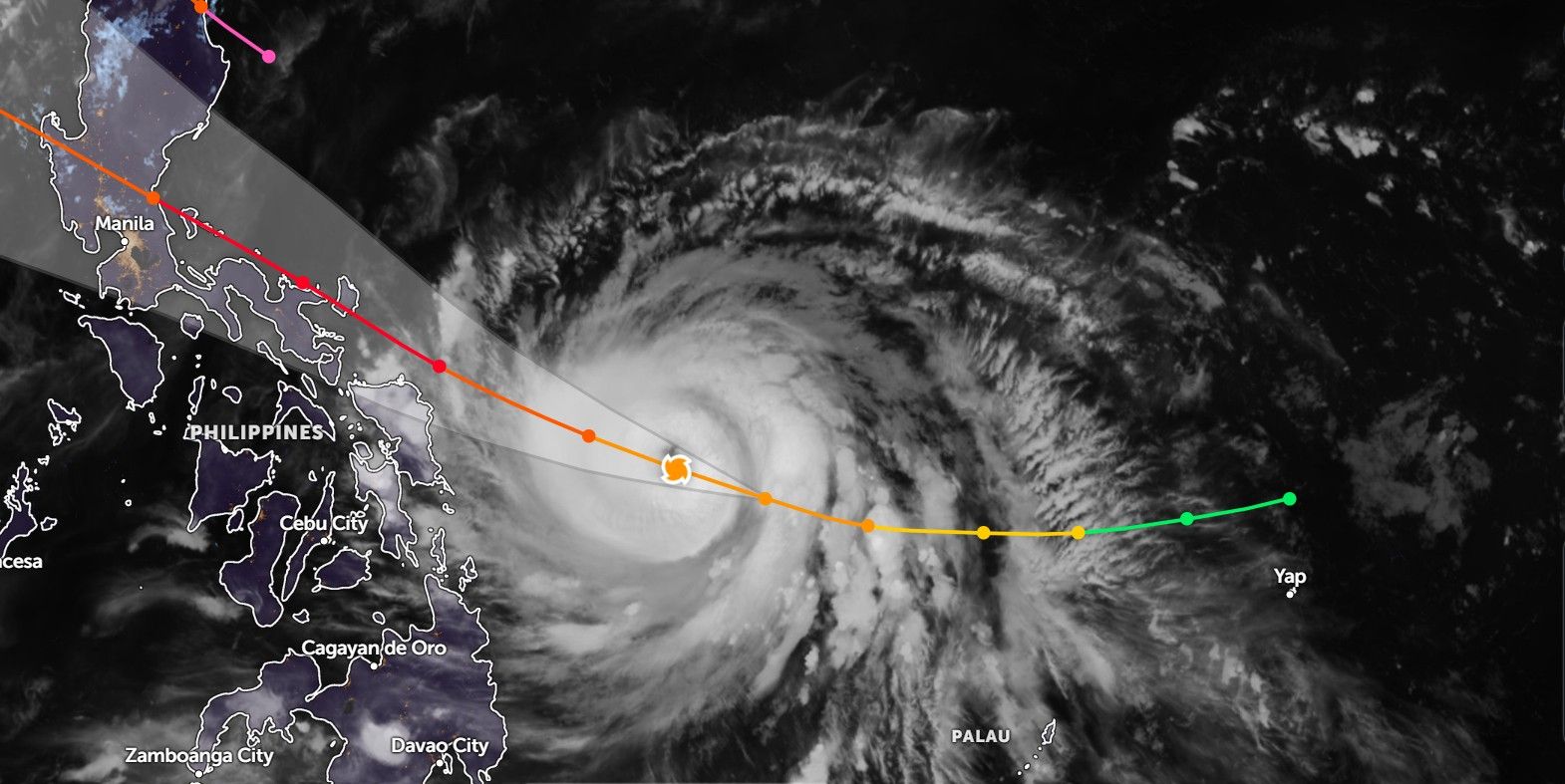 Typhoon Man-Yi on Course to Slam Into Philippines as Category 4 Storm: Expected to Grow to Super ...