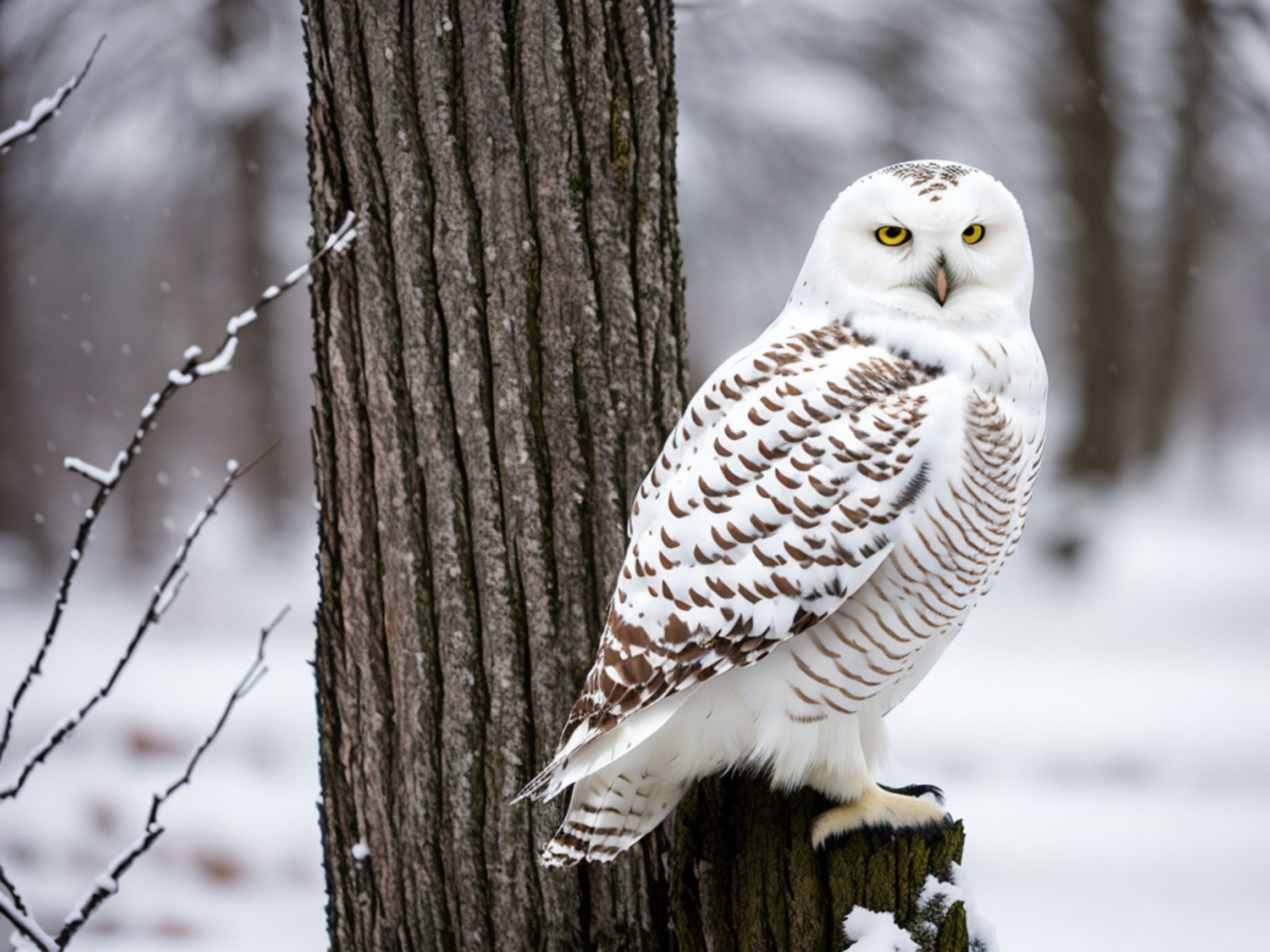 'Vulnerable' Snowy Owl Euthanized After Sustaining Injuries in Car ...