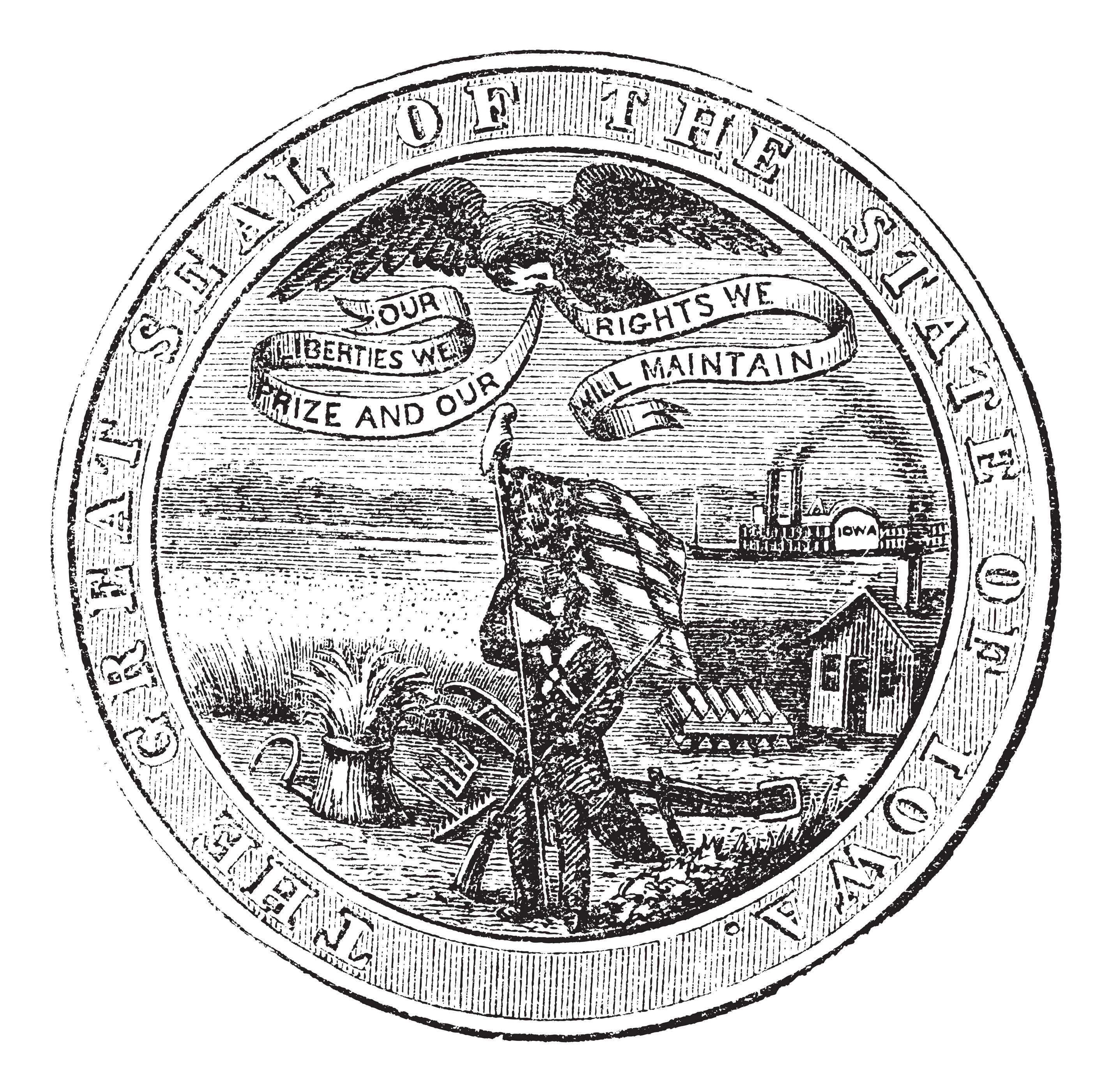 Iowa - Flags & Symbols | TheTravel