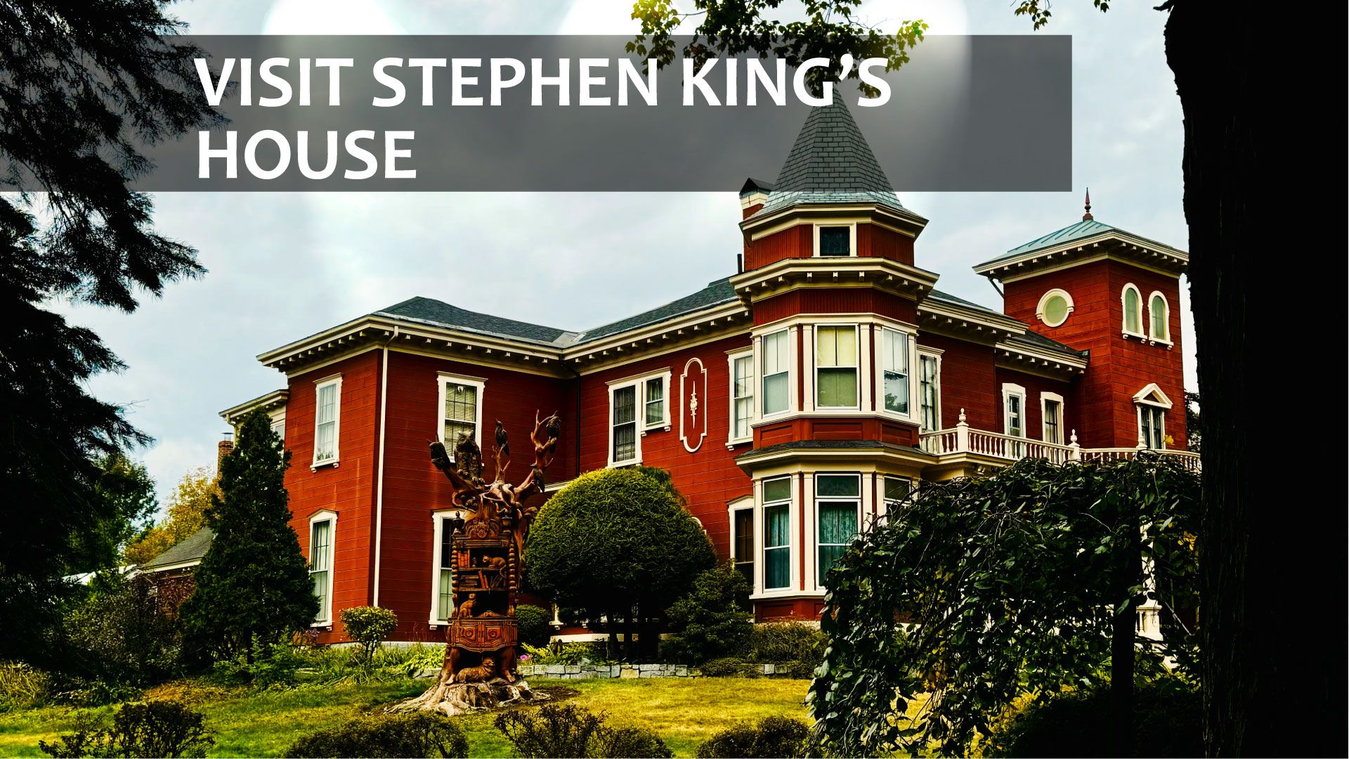 Stephen King's House Is Exactly What You'd Expect (& You Can Actually Visit)