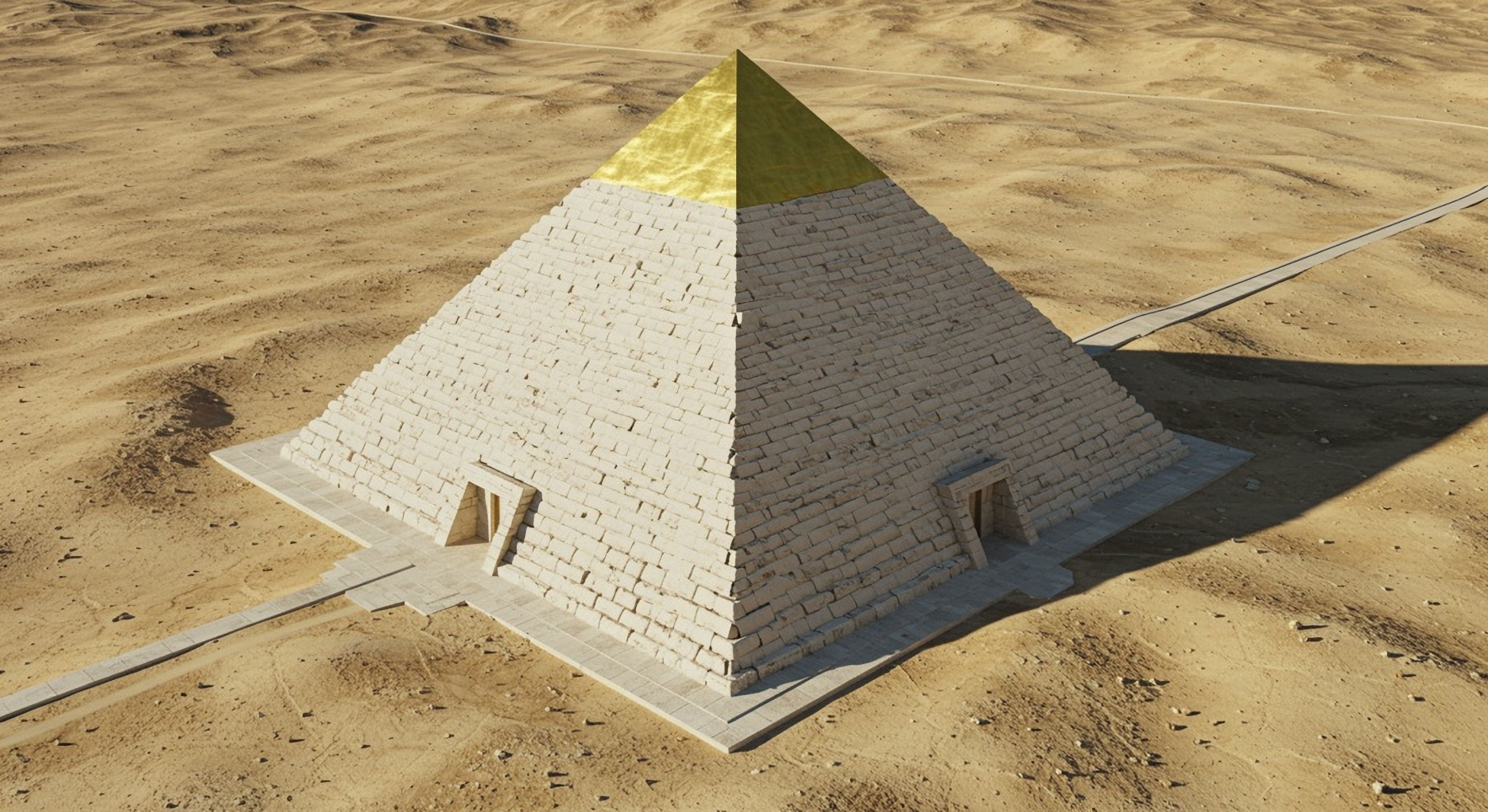 The Ancient Egyptian Pyramids Of Giza Originally Looked Nothing Like They Do Today