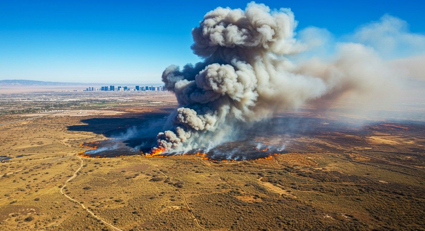 Tourists Startled As Las Vegas Fire Creates Apocalyptic Scenes